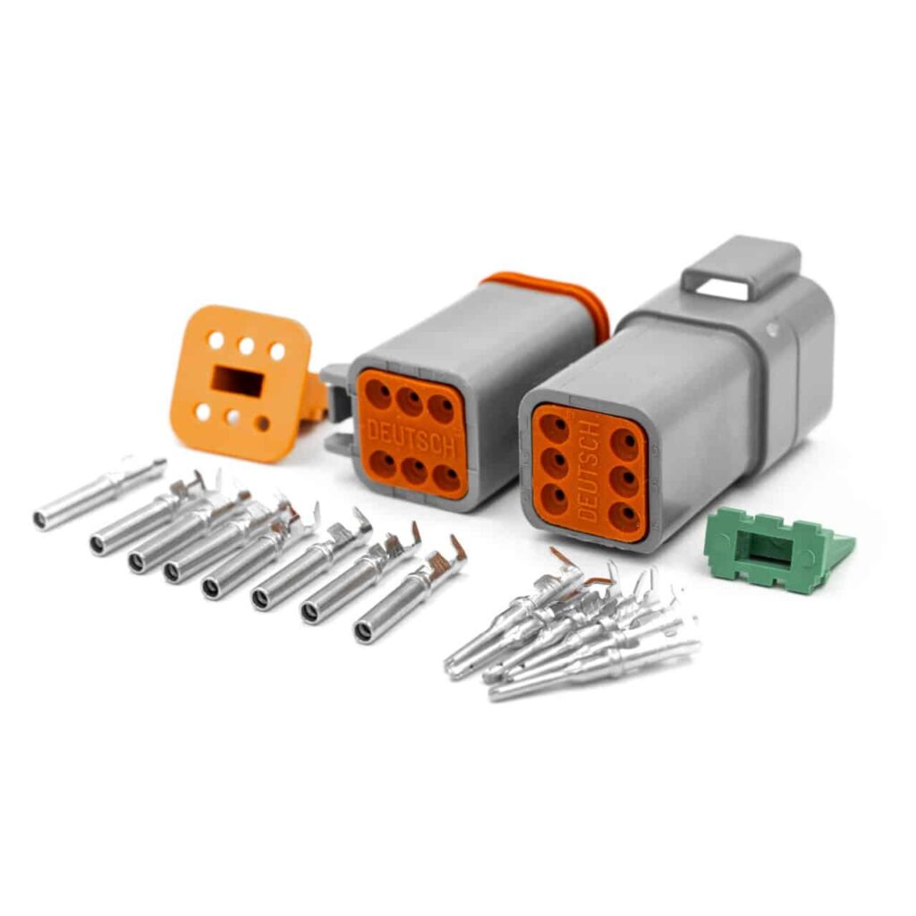 Deutsch DT 6-Pin Stecker - komplett - AgrarLED.de