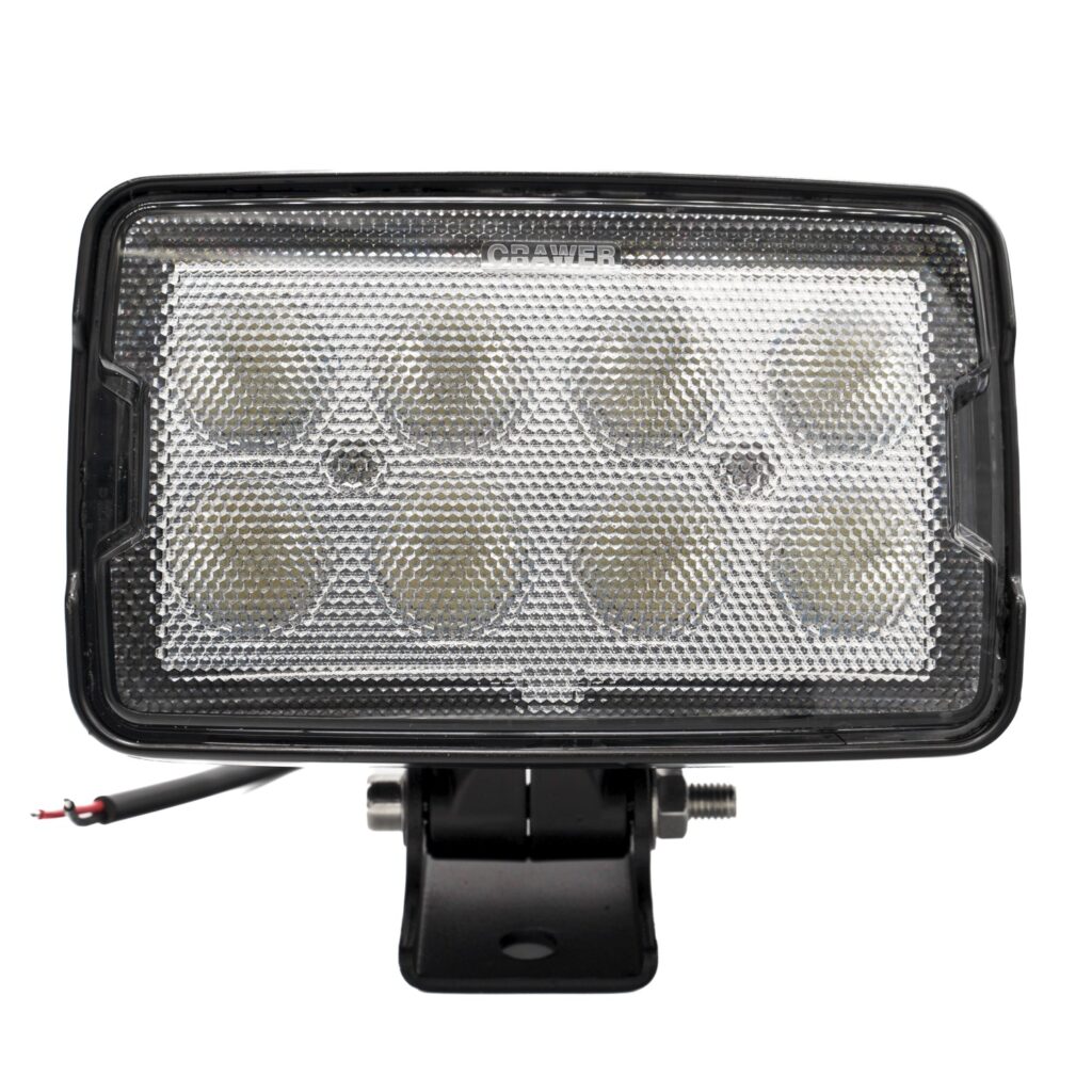 CRAWER LED Arbeitsscheinwerfer 65W rechteckig 40 Grad - AgrarLED.de