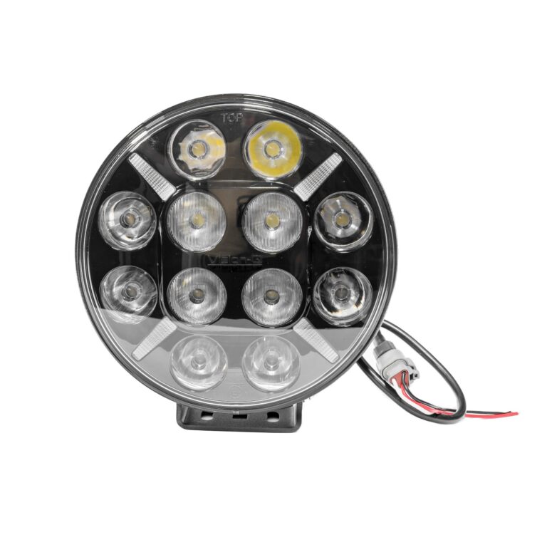 VISION-Q LED Spotlight 120W rund 12.000 Lumen schwarz - AgrarLED.de